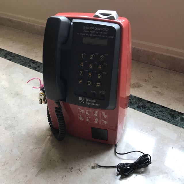 Vintage Coin Payphone, Hobbies & Toys, Memorabilia & Collectibles ...