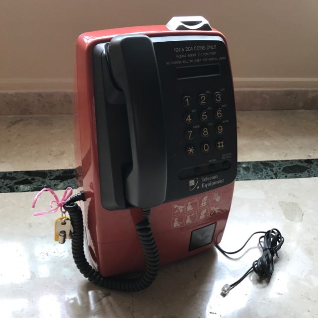 Vintage Coin Payphone, Hobbies & Toys, Memorabilia & Collectibles ...