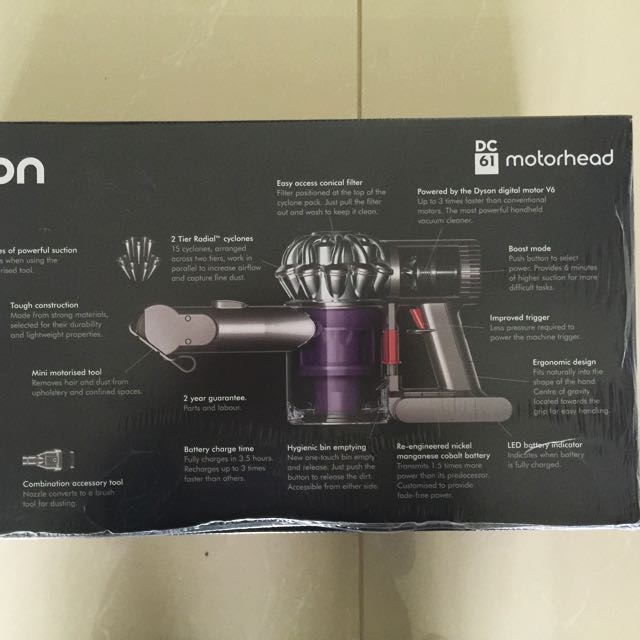 Dyson **PRICE CUT**DC61 Motorhead Handheld Cordless Vacuum Cleaner ...
