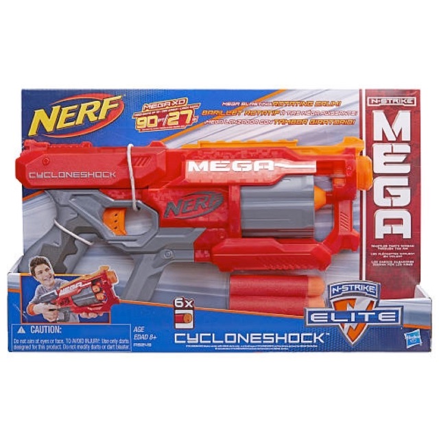 Nerf N-Strike Elite Mega CycloneShock Blaster, Hobbies & Toys, Toys & Games on Carousell