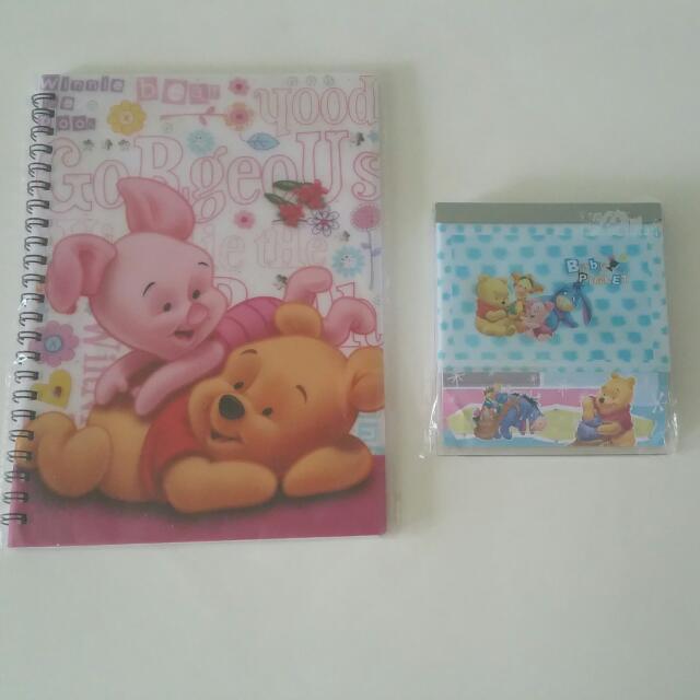 Pooh Note Book & Note Pad, Hobbies & Toys, Stationery & Craft ...