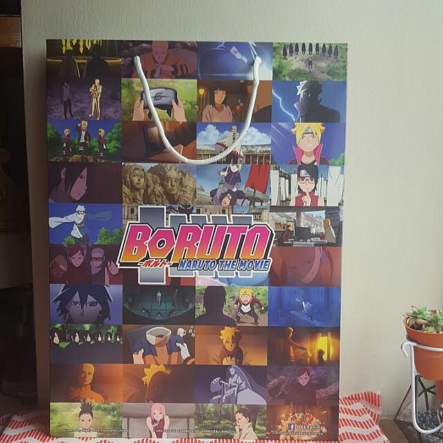 Boruto Naruto The Movie Huge Paper Bag (ODEXanime), Hobbies & Toys ...