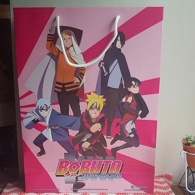 Boruto Naruto The Movie Huge Paper Bag (ODEXanime), Hobbies & Toys ...