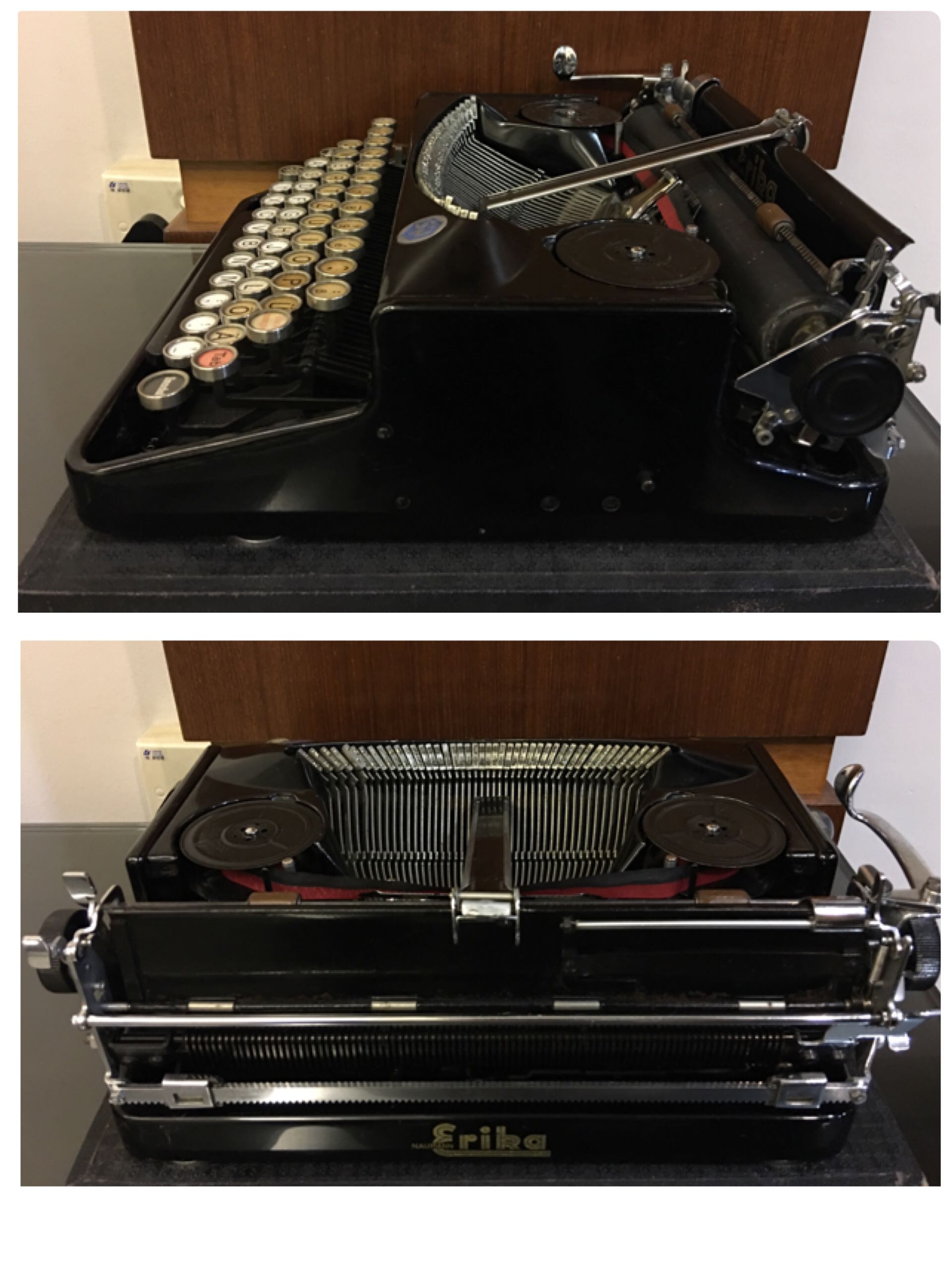 1937 Pre-War Erika 5 Tab Typewriter - functional, Hobbies & Toys ...