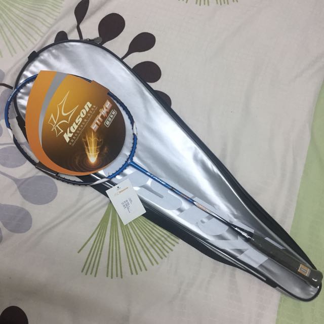 Kason Strike 1030 Badminton Racket UP. 70++, Sports Equipment, Sports ...