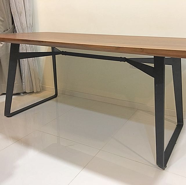 Montera American Walnut Table, Furniture & Home Living, Furniture ...