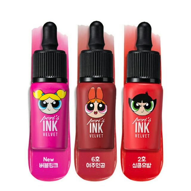 [PO] Peripera x Powerpuff Girls Peri's Ink Velvet, Bulletin Board ...