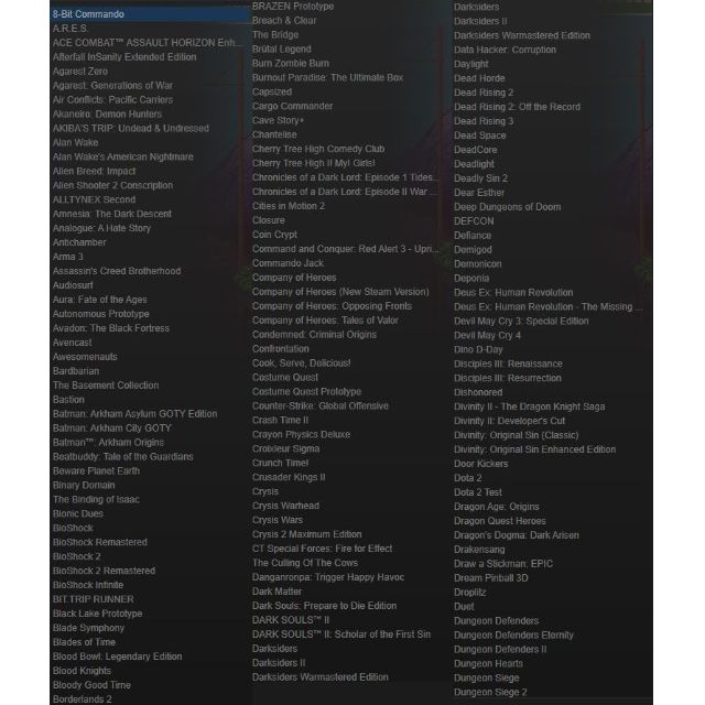 Steam Account, Video Gaming, Gaming Accessories, Game Gift Cards ...