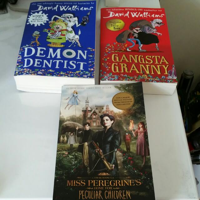 Gangsta Granny, Denom Dentist By David Walliams And Peculiar Children ...