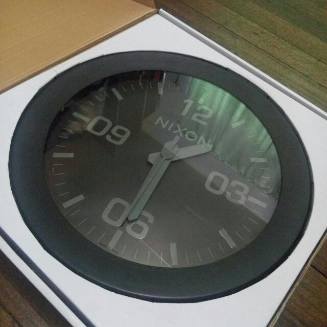 Limited Edition Nixon Wall Clock, Furniture & Home Living, Home Decor, Clocks on Carousell