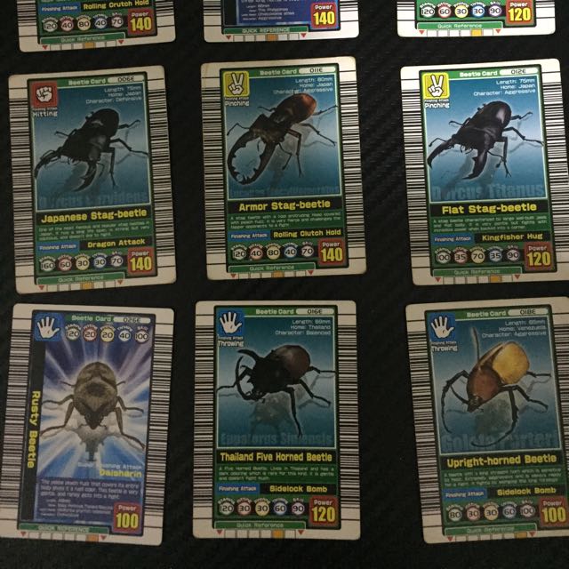 Mushiking Beetle Cards First Edition, Hobbies & Toys, Toys & Games on ...