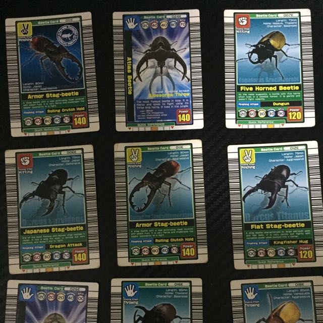 Mushiking Beetle Cards First Edition, Hobbies & Toys, Toys & Games on ...