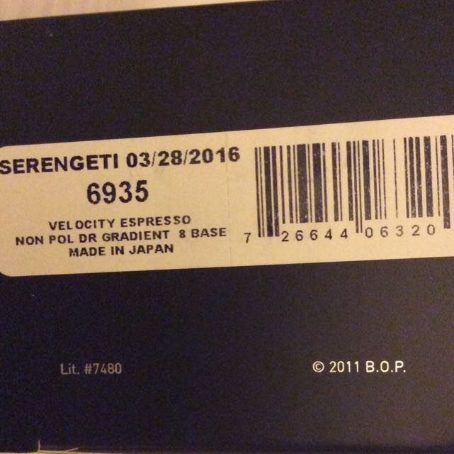 SERENGETI VELOCITY SUNGLASSES 6935 W/ UPGRADED SILICON GEL NOSE PADS ...