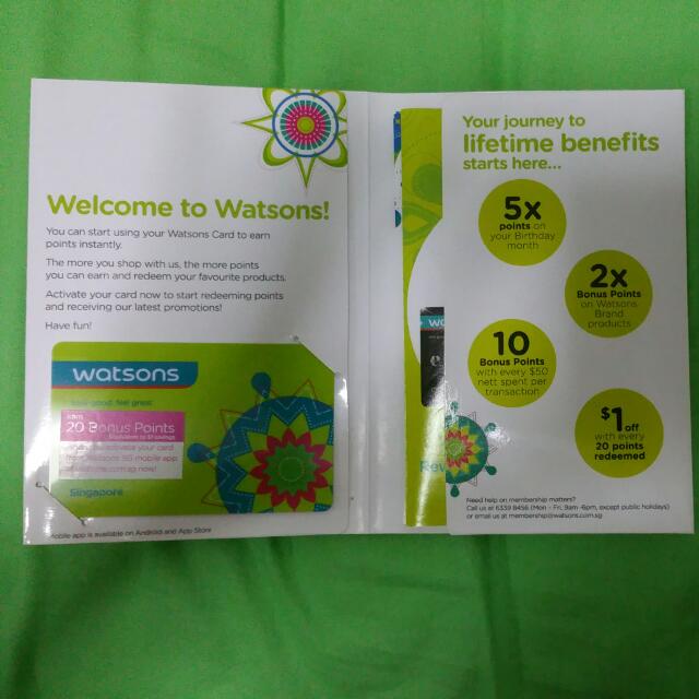 Watsons Member Card, Everything Else on Carousell