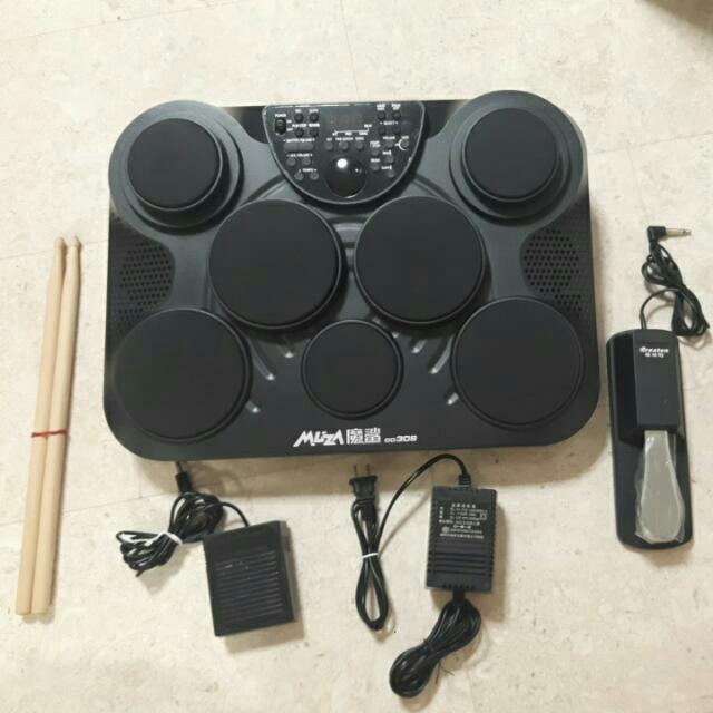 DD-308 Tabletop Drum Kit, Hobbies & Toys, Music & Media, Musical ...
