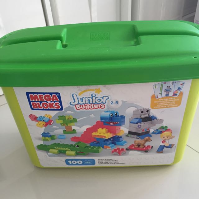 Mega Blocks 100 Pieces, Babies & Kids, Toys & Walkers on Carousell