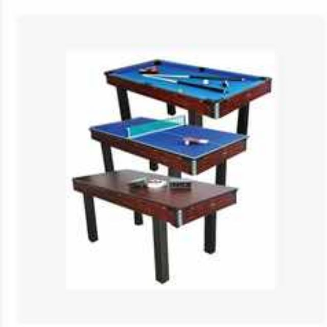 Multi-Purpose Snooker Pool Table Tennis Ping Pong Game Dining Table 3 ...