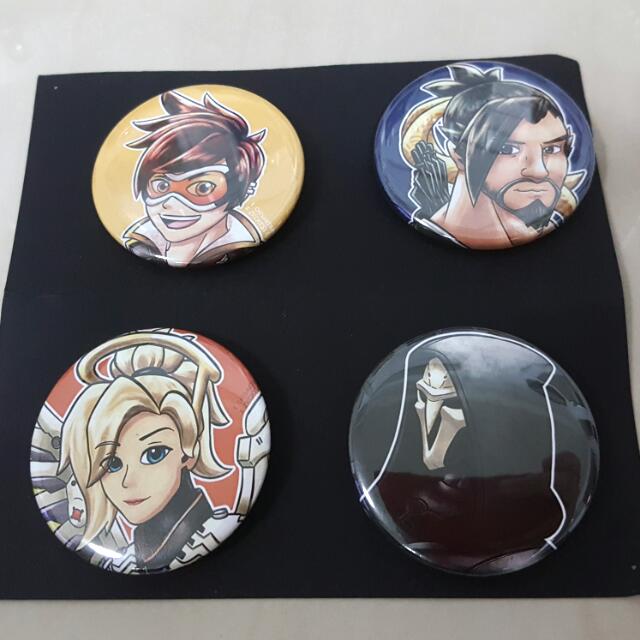 Overwatch Badges, Hobbies & Toys, Stationery & Craft, Stationery ...