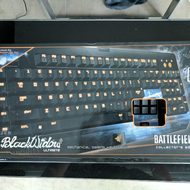 Razer Blackwidow Ultimate Battlefield 3 Edition Mechanical Keyboard ...