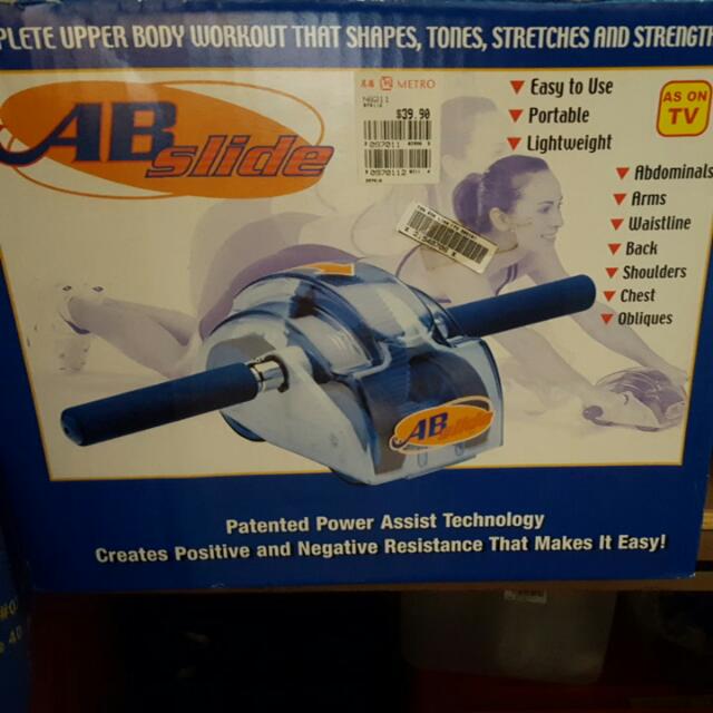 AB Slide, Sports Equipment, Exercise & Fitness, Toning & Stretching ...