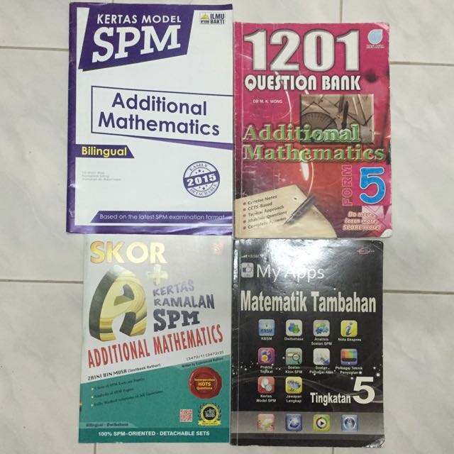 Additional Mathematics SPM (Form 5), Hobbies & Toys, Books & Magazines ...