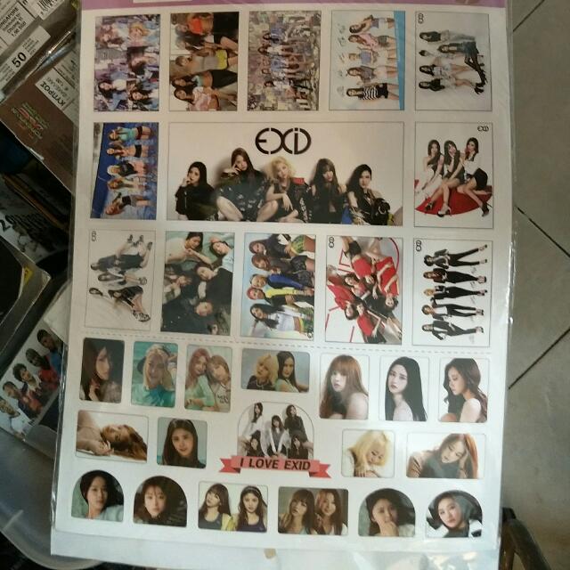 EXID POSTER, Hobbies & Toys, Memorabilia & Collectibles, K-Wave on Carousell