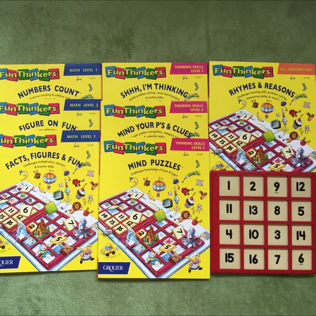 FUN THINKERS (by Grolier), Hobbies & Toys, Toys & Games on Carousell