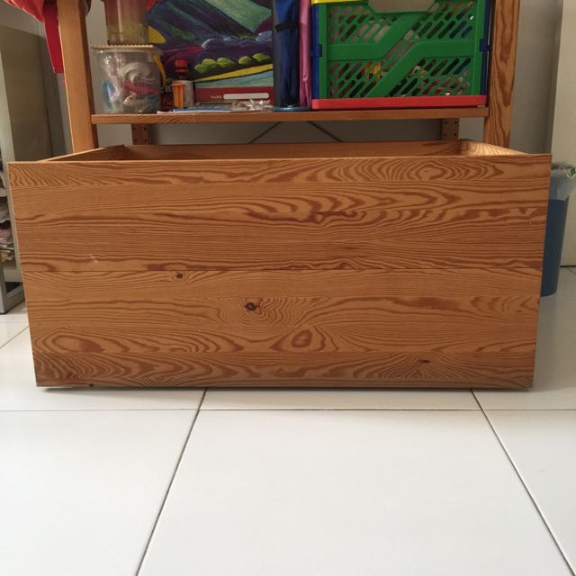 IKEA IVAR Glass Cabinet & Storage Box, Furniture & Home Living ...