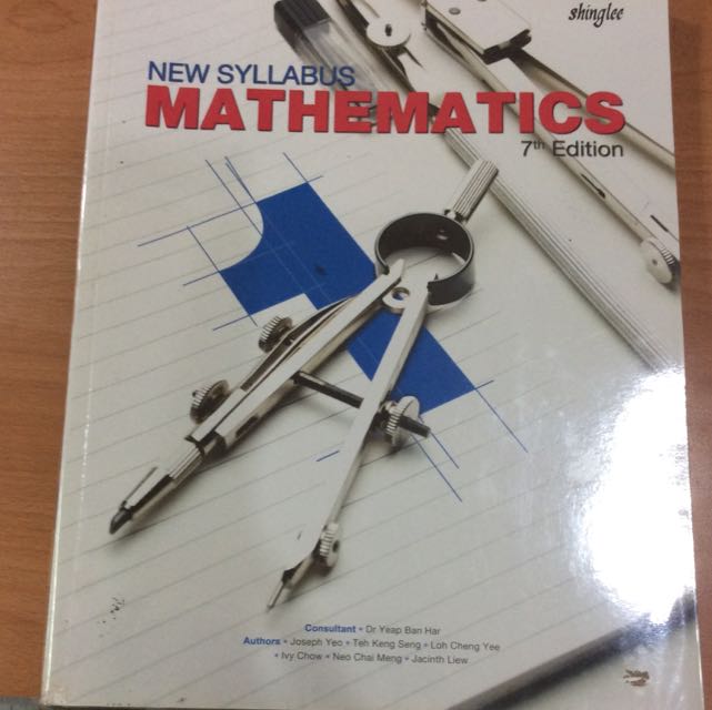 New Syllabus Mathematics 7th Edition Textbook, Hobbies & Toys, Books ...