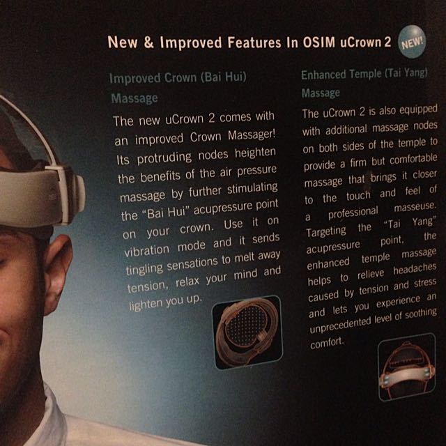 OSIM uCrown 2, Health & Nutrition, Massage Devices on Carousell