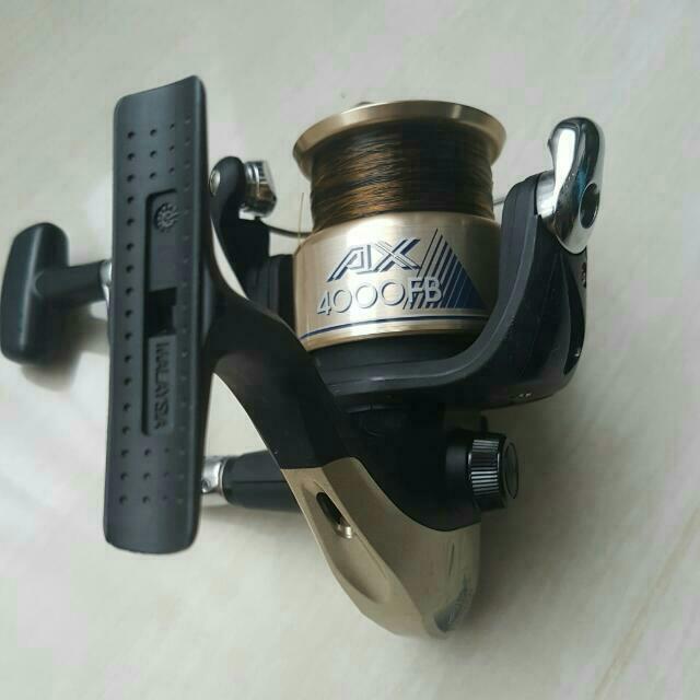 Shimano AX 4000FB Fishing Reel + 50lbs Line **Reserved**, Sports Equipment, Fishing on Carousell
