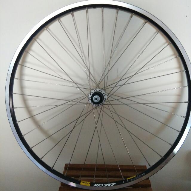 V Brake 26" MTB Rim Laced With Deore XT Hub, Sports Equipment, Bicycles ...