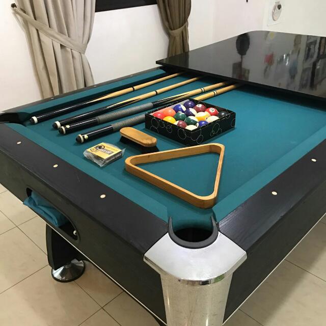Beautiful Pool Table, Furniture & Home Living, Furniture, Tables & Sets ...