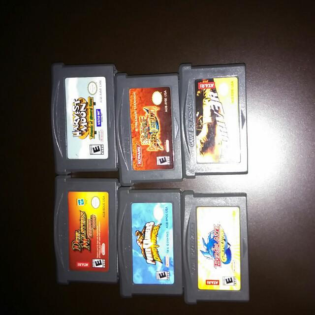 Gameboy SP/Advance Game Cartridges, Video Gaming, Video Games, Nintendo ...
