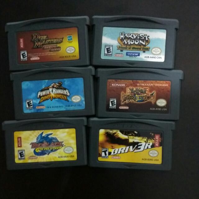 Gameboy SP/Advance Game Cartridges, Video Gaming, Video Games, Nintendo ...