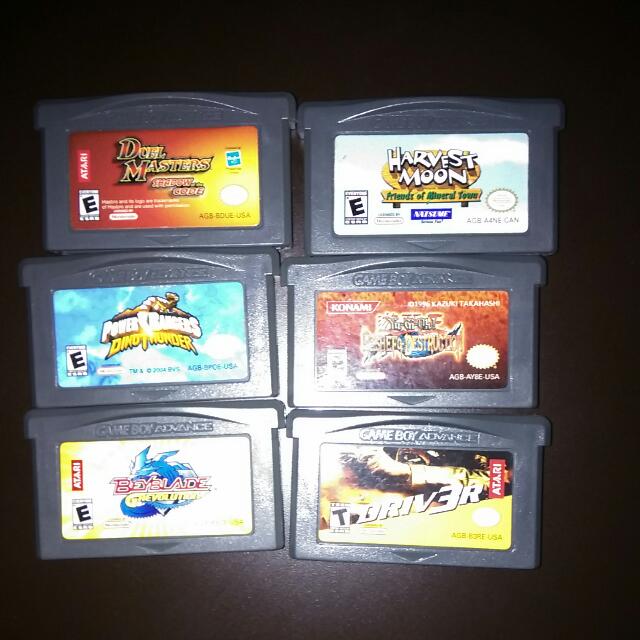 Gameboy SP/Advance Game Cartridges, Video Gaming, Video Games, Nintendo ...
