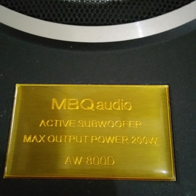 Lanzar Heritage Amplifier With MBQ Audio Subwoofer, Car Accessories on ...