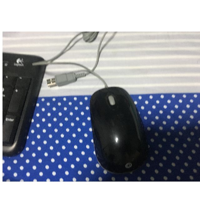 Logitech keyboard and Powerlogic mouse, 90% new, Computers & Tech ...