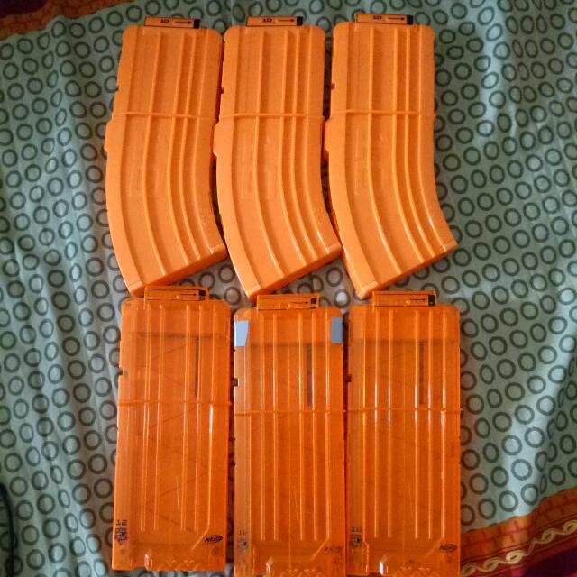 Nerf 12 Straight Magazine(s), Hobbies & Toys, Toys & Games on Carousell