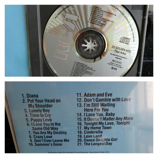 #7/8~Paul Anka 21 Hits ~ The Skin I Live In OST soundtrack, TV & Home ...