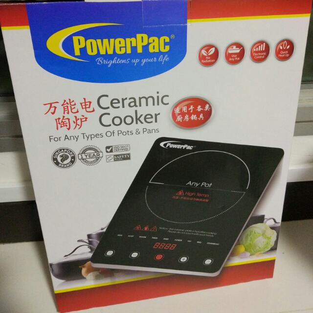 PowerPac Ceramic Cooker, TV & Home Appliances, Kitchen Appliances ...