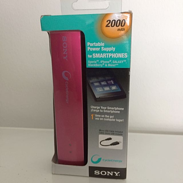 Sony Powerbank 2000mAh, Mobile Phones & Gadgets, Mobile & Gadget ...