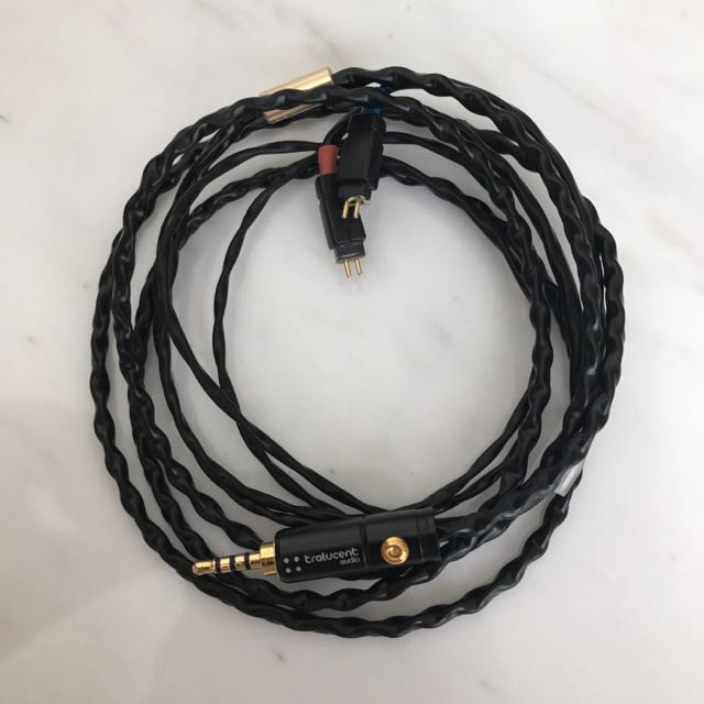 Tralucent Audio Silver/gold Iem Cable, Audio, Portable Audio ...