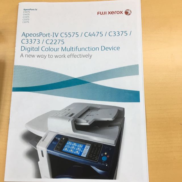 Fuji Xerox ApeosPort-IVC 3375 High Speed Color Copier, Computers & Tech, Printers, Scanners ...