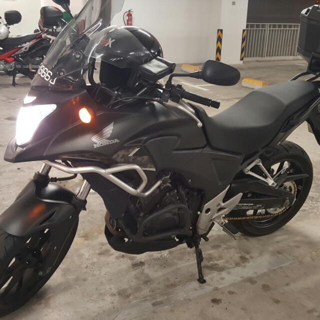 Matt Black Honda 400X, Motorcycles on Carousell