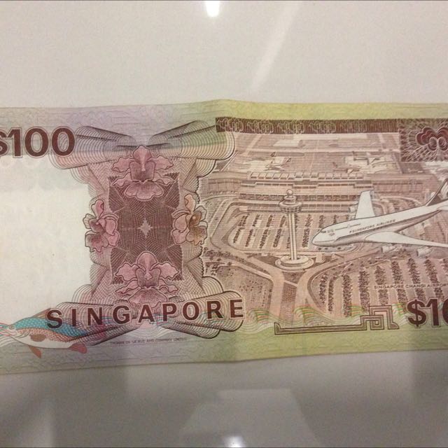 Old SG$100 note, Hobbies & Toys, Memorabilia & Collectibles, Currency ...