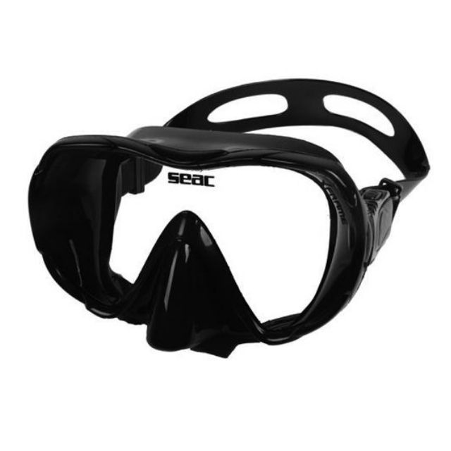 Seac X-Frame Evo Mask (Black), Sports Equipment, Sports & Games, Water ...