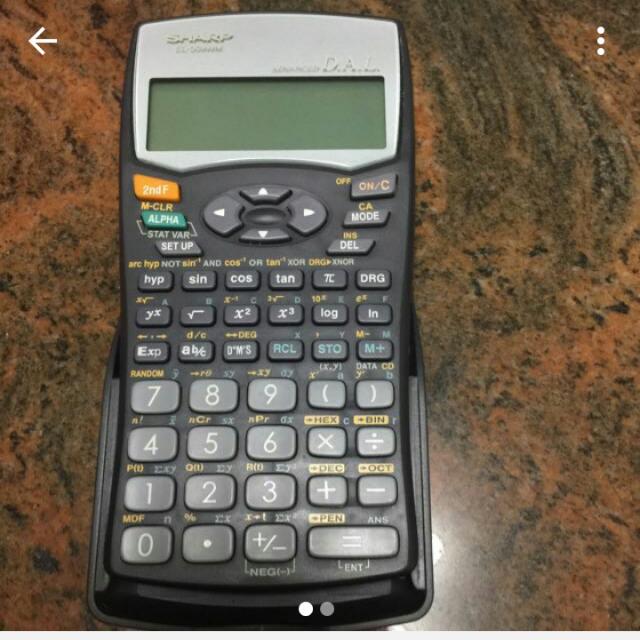 Sharp Calculator For O Levels, Computers & Tech, Office & Business ...