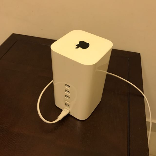 Apple AirPort Time Capsule WiFi Router w/ Wireless Hard Drive- 2GB ...