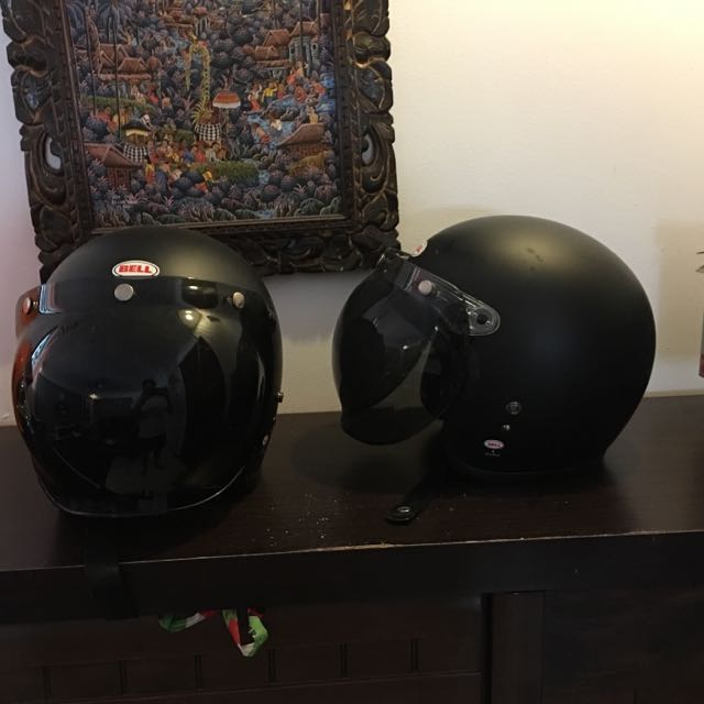 Vintage Open Face Bell Helmet, Car Accessories on Carousell